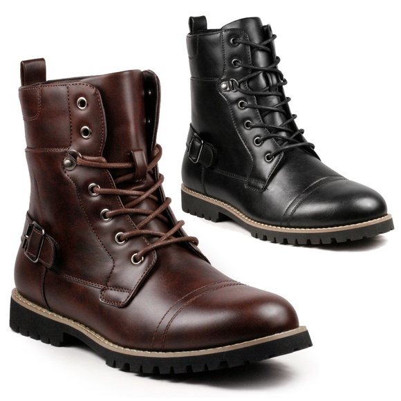 Metrocharm | Shoes | Metrocharm Mc34 Black Mens Lace Up Oxford Boot ...